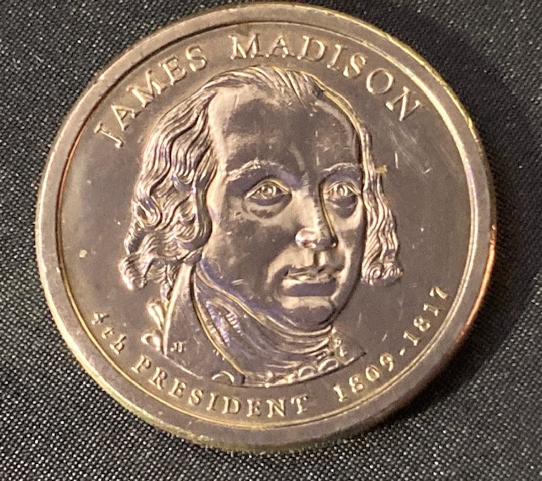 Introducing the Presidents Dollar Coin US James Madison - Etsy