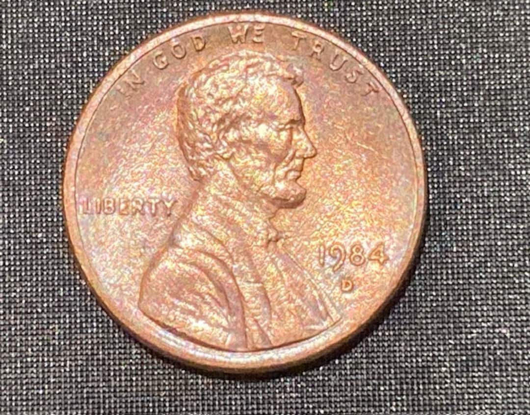 1984D Lincoln Penny US Coin - Etsy
