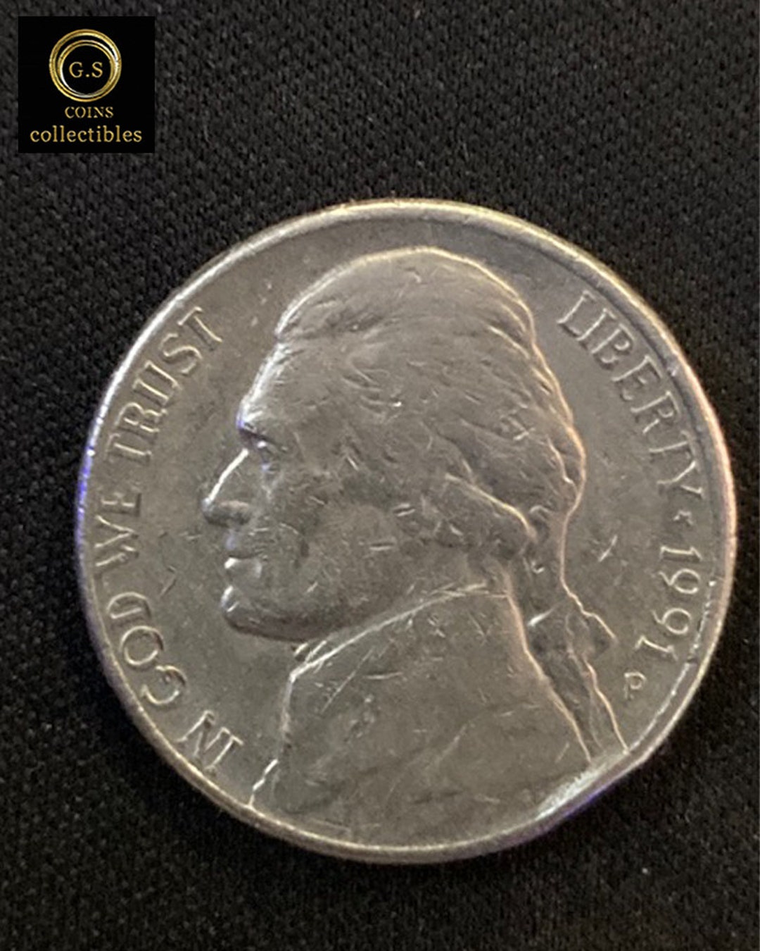 Introducing the 1991P Thomas Jefferson Nickel US Coin - A True American ...