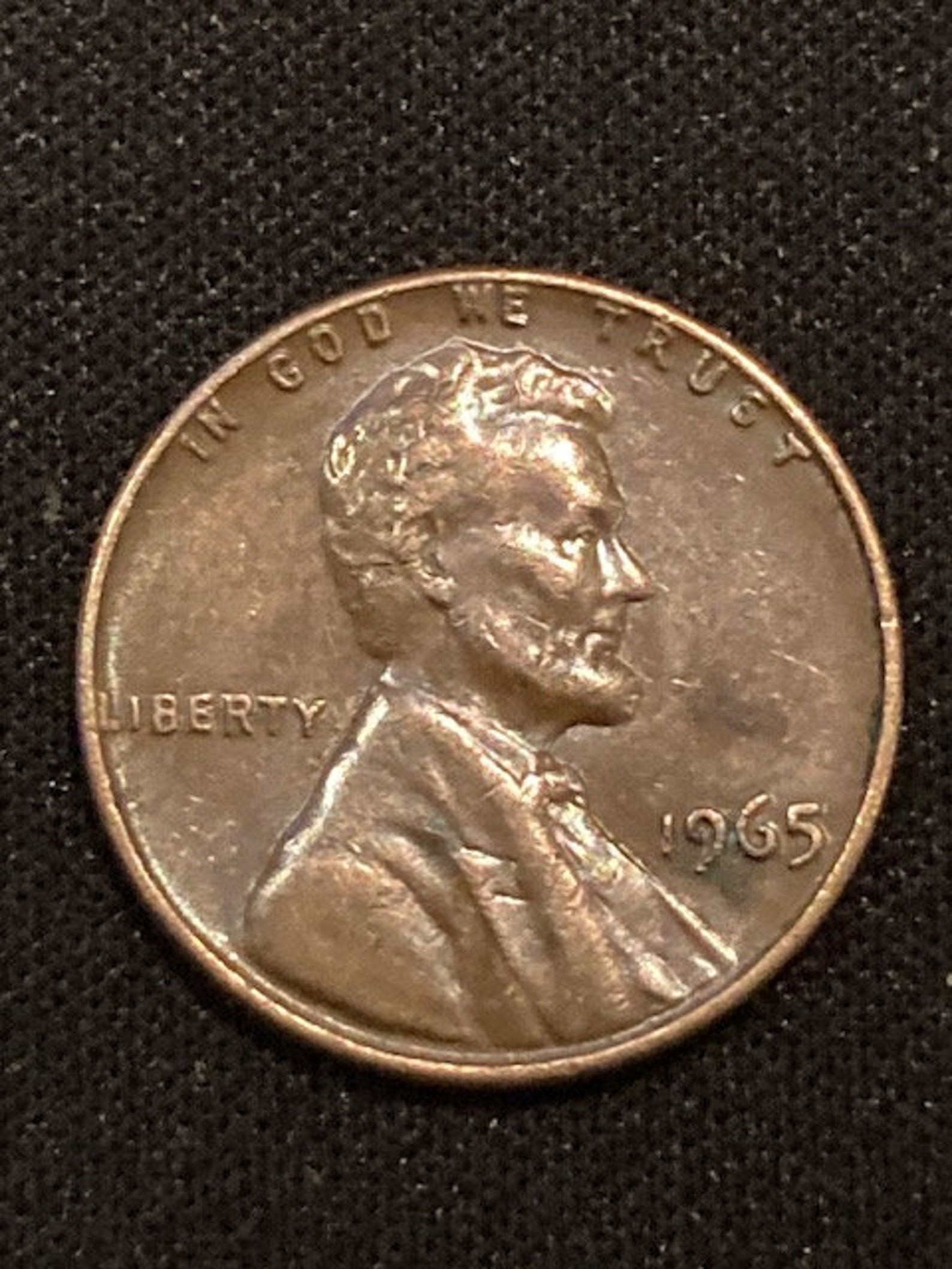 Introducing the Highly Sought-after 1965 No Mint Mark Lincoln Penny US ...