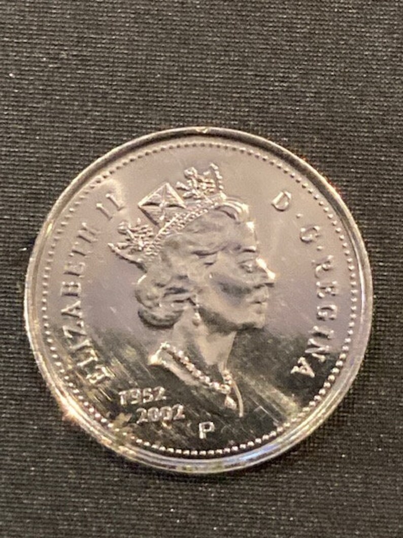 Rare 1952-2002 P Canada 5 Cents Queen Elizabeth II Numismatic ...
