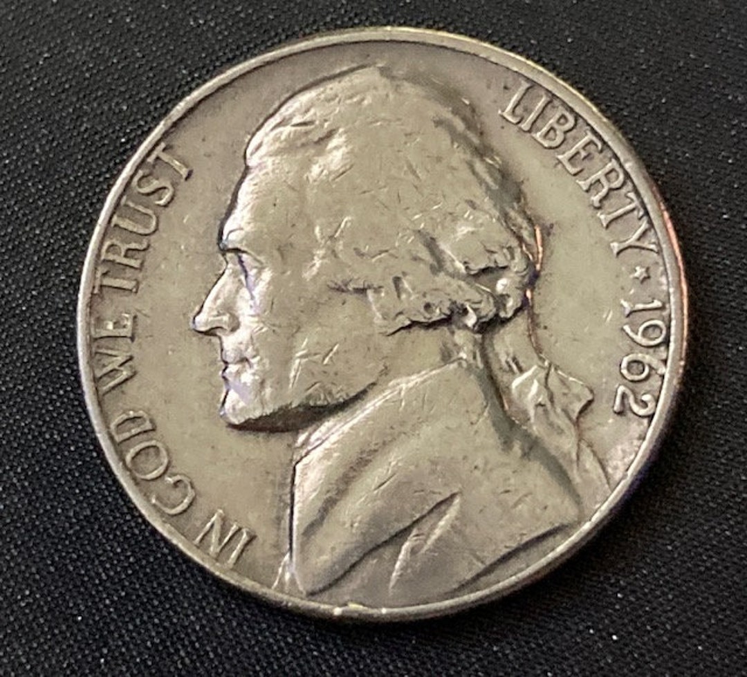 Introducing the Classic 1962 Jefferson Nickel With D Mint Mark - A ...
