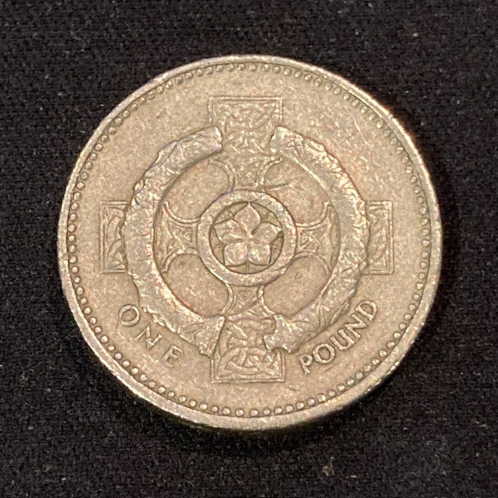 Rare 2001 United Kingdom One Pound Coin - Decus Et Tutamen Error ...