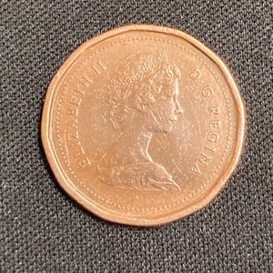 1982 One Cent Coin Canada - Canadian Penny Collectible - Etsy