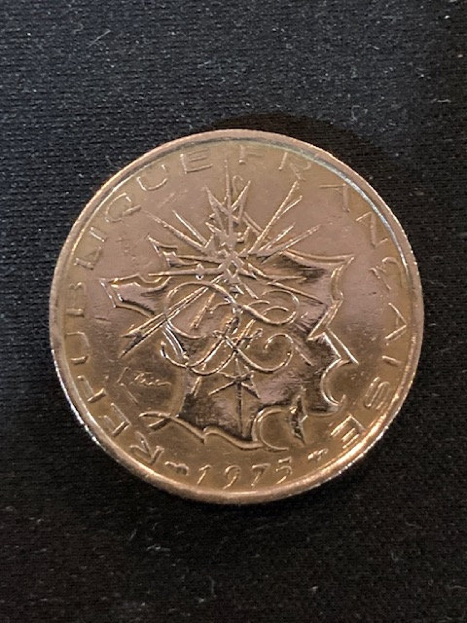 1975 Republique Francaise 10 Francs Coin French Numismatic - Etsy