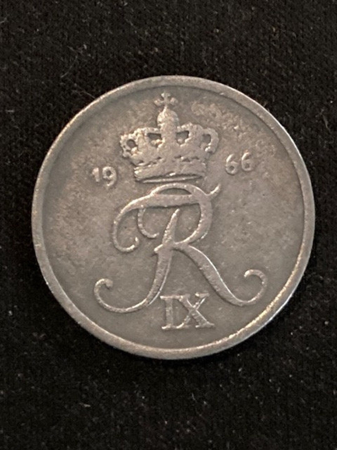 1966 2 Ore Coin Danmark - Vintage Danish Currency Collectible - Etsy