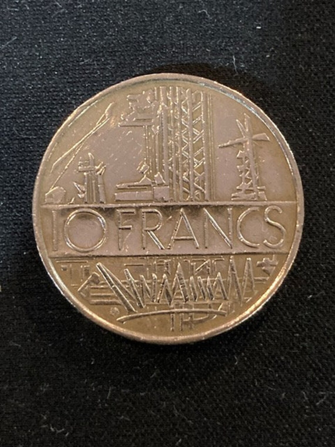 1975 Republique Francaise 10 Francs Coin French Numismatic - Etsy