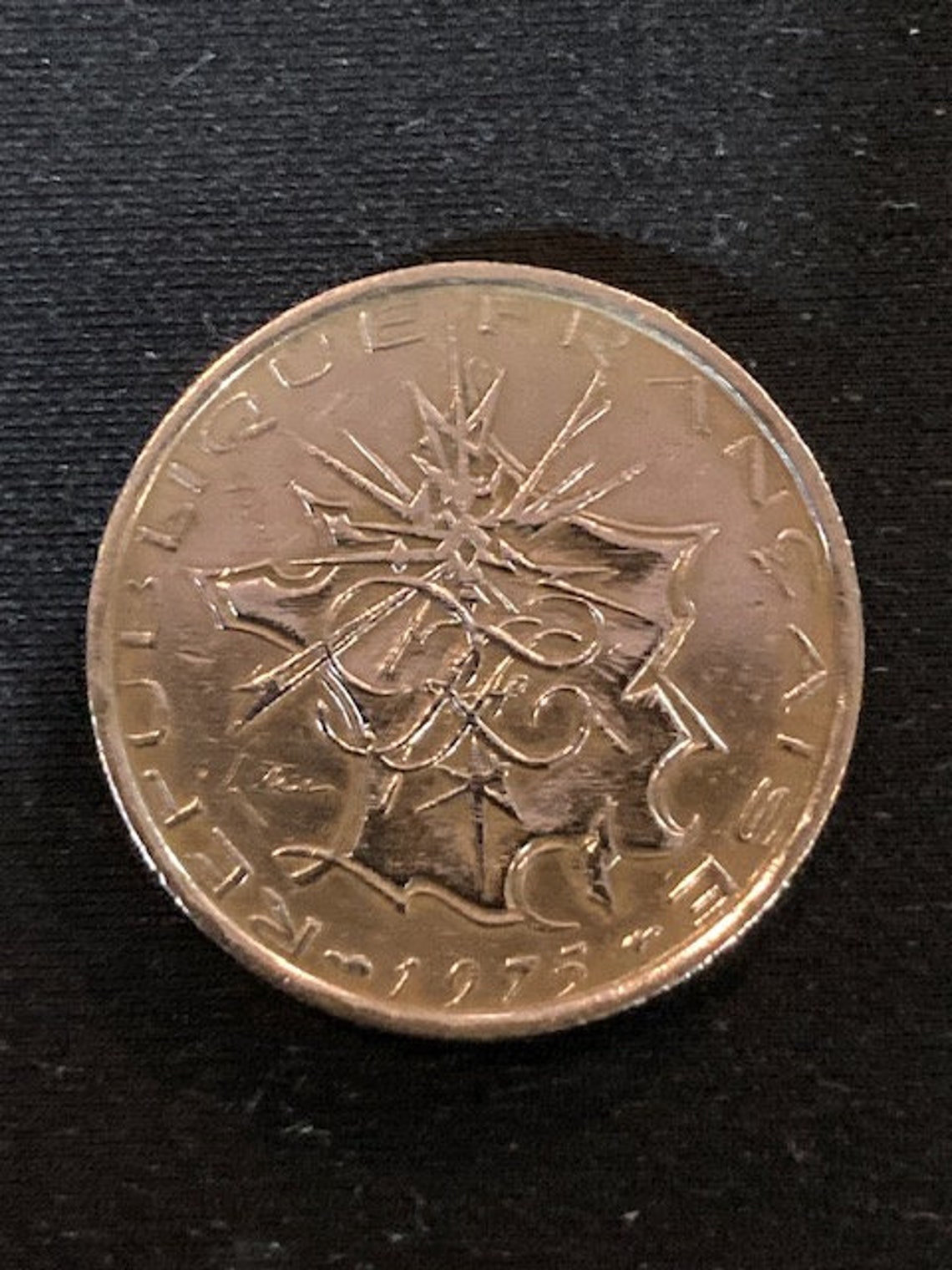 1975 Republique Francaise 10 Francs Coin French Numismatic - Etsy
