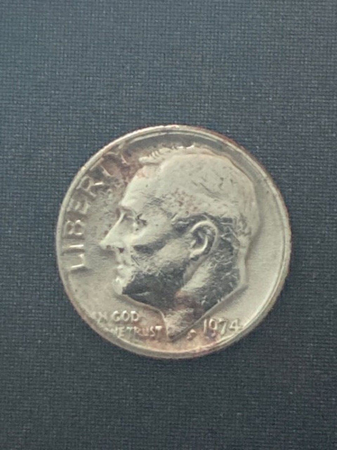 1974 Roosevelt Dime No Mint Mark US Coin - Collectible Numismatic Piece - Etsy