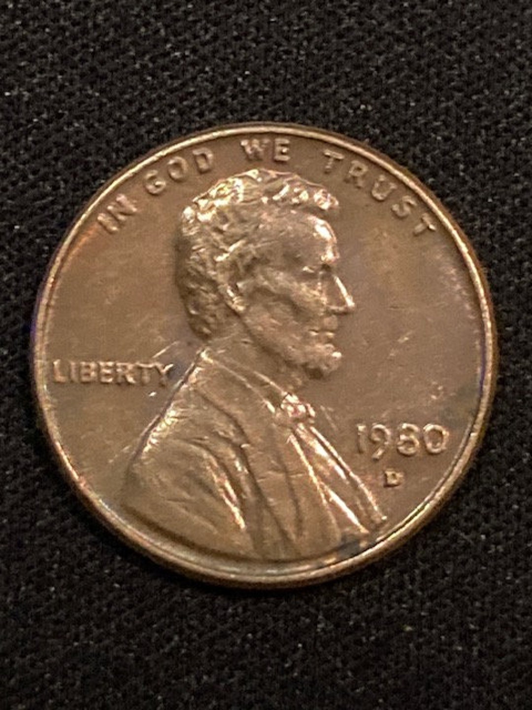 Introducing the Rare 1980 D Mint Mark Lincoln Penny US Coin - A True ...