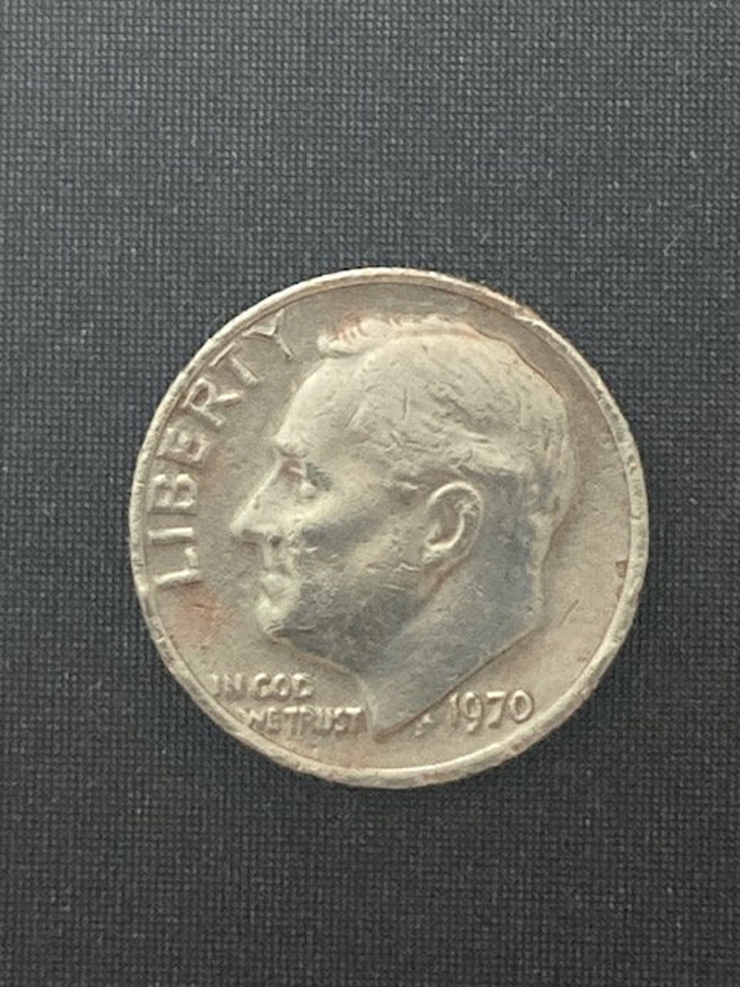 1970 Roosevelt Dime No Mint Mark US Coin - Numismatic Collectible - Etsy