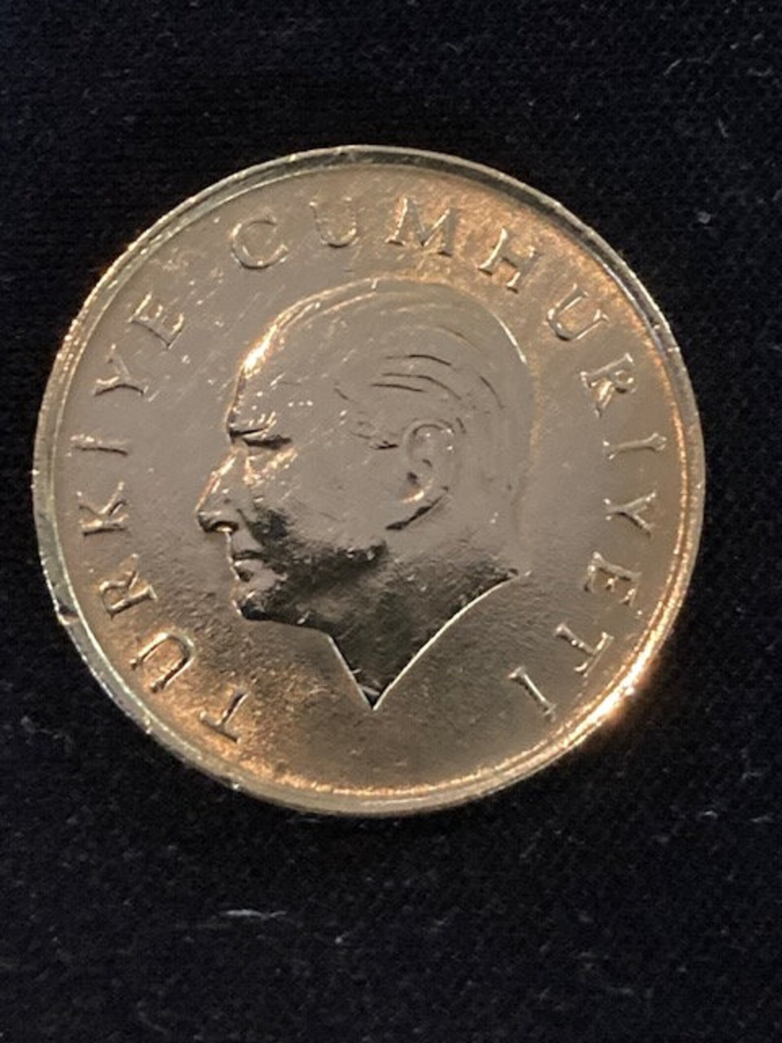 1989 Turkey 500 Lira Coin Mustafa Kemal Atatürk Portrait - Etsy