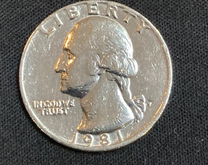 1981 P Quarter - Rare Filled Mint Mark - Collectible Washington Quarter ...