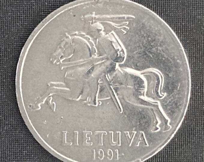 1991 Lietuva 5 Centai Coin - Lithuanian Numismatic Collectible - Etsy