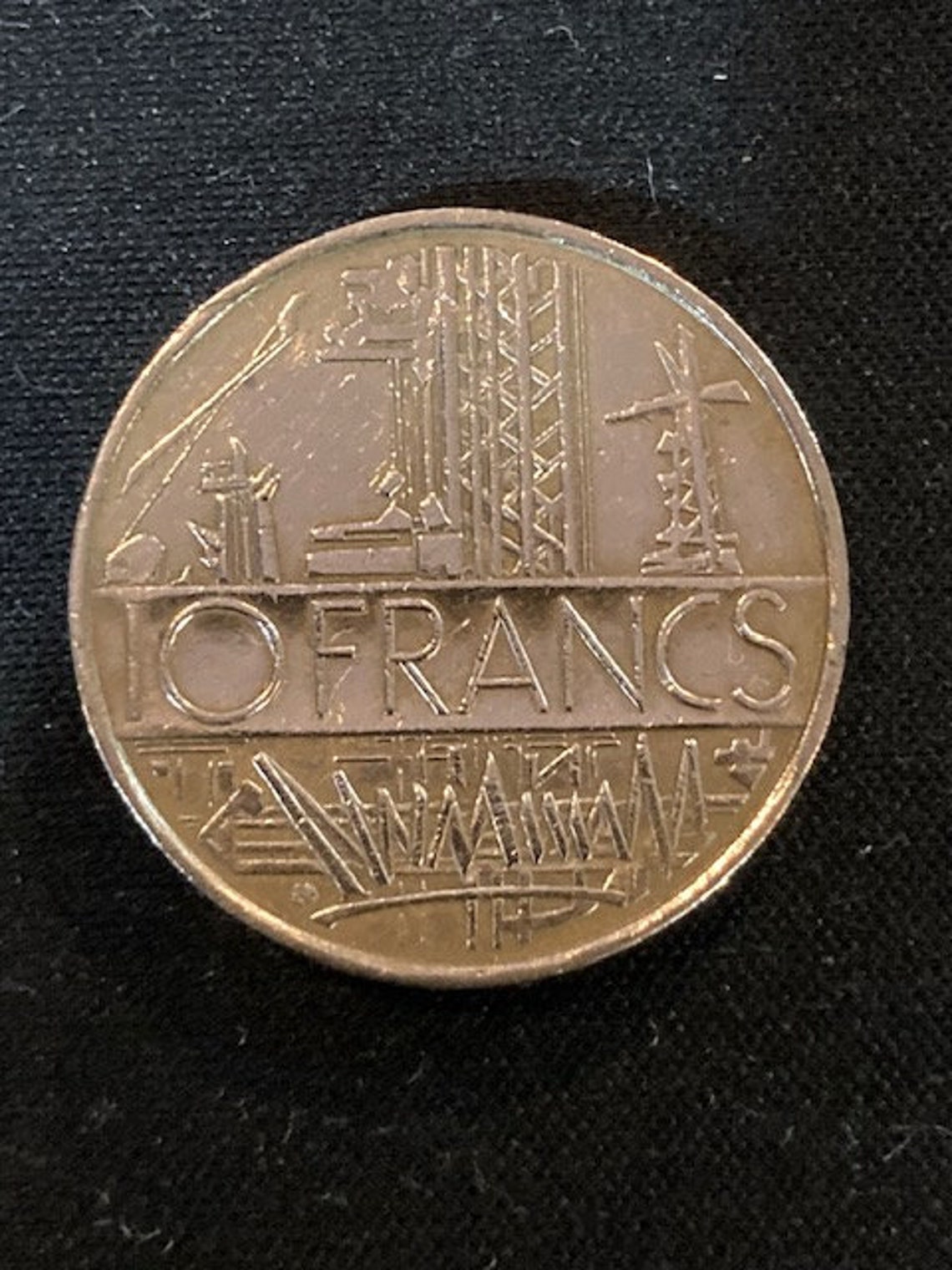 1975 Republique Francaise 10 Francs Coin French Numismatic - Etsy