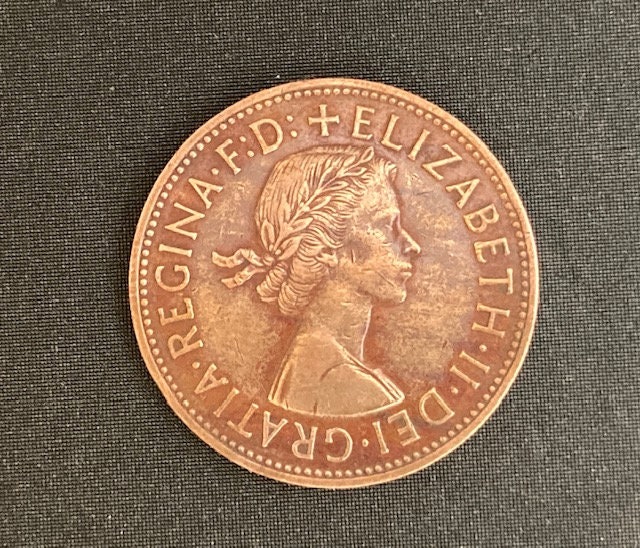 1963 One Penny UK Coin Vintage British Currency Collectible - Etsy
