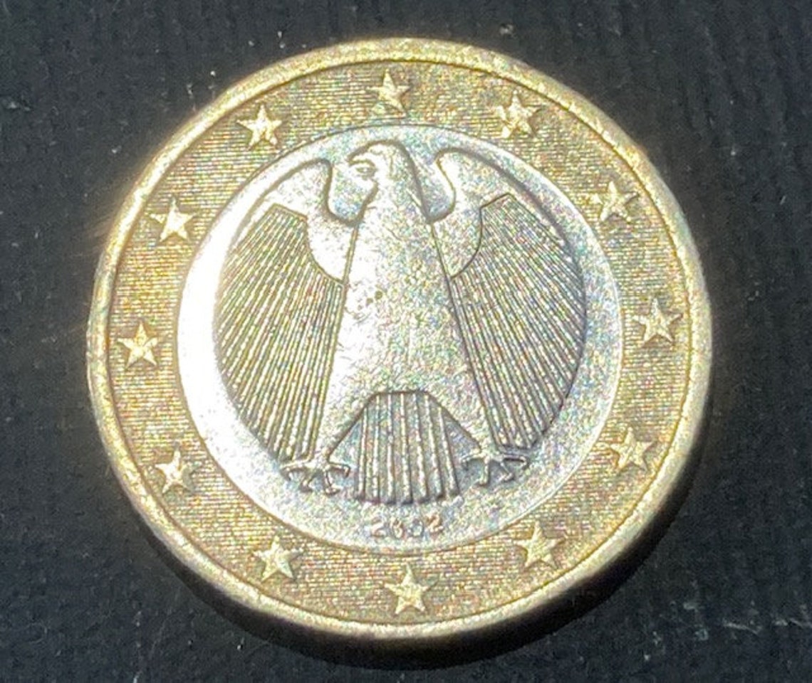 2002A 1 Euro Germany Coin A Rare Gem for Collectors - Etsy