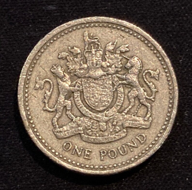 1993 One Pound Coin United Kingdom Rare Error Coin decus Et Tutamen ...