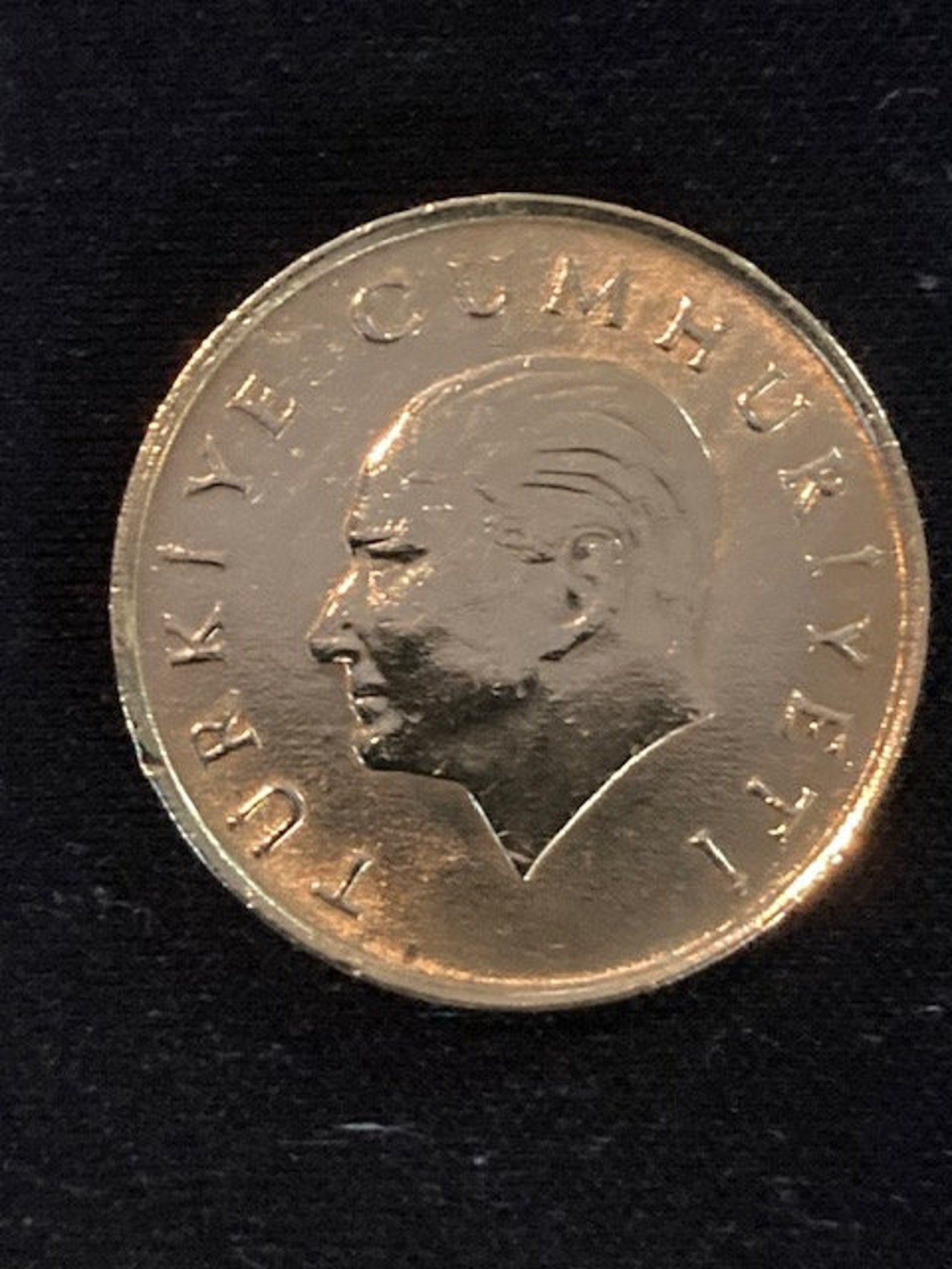 1989 Turkey 500 Lira Coin - Mustafa Kemal Atatürk Portrait - Etsy