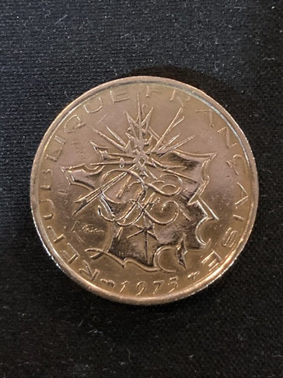 1975 Republique Francaise 10 Francs Coin French Numismatic - Etsy