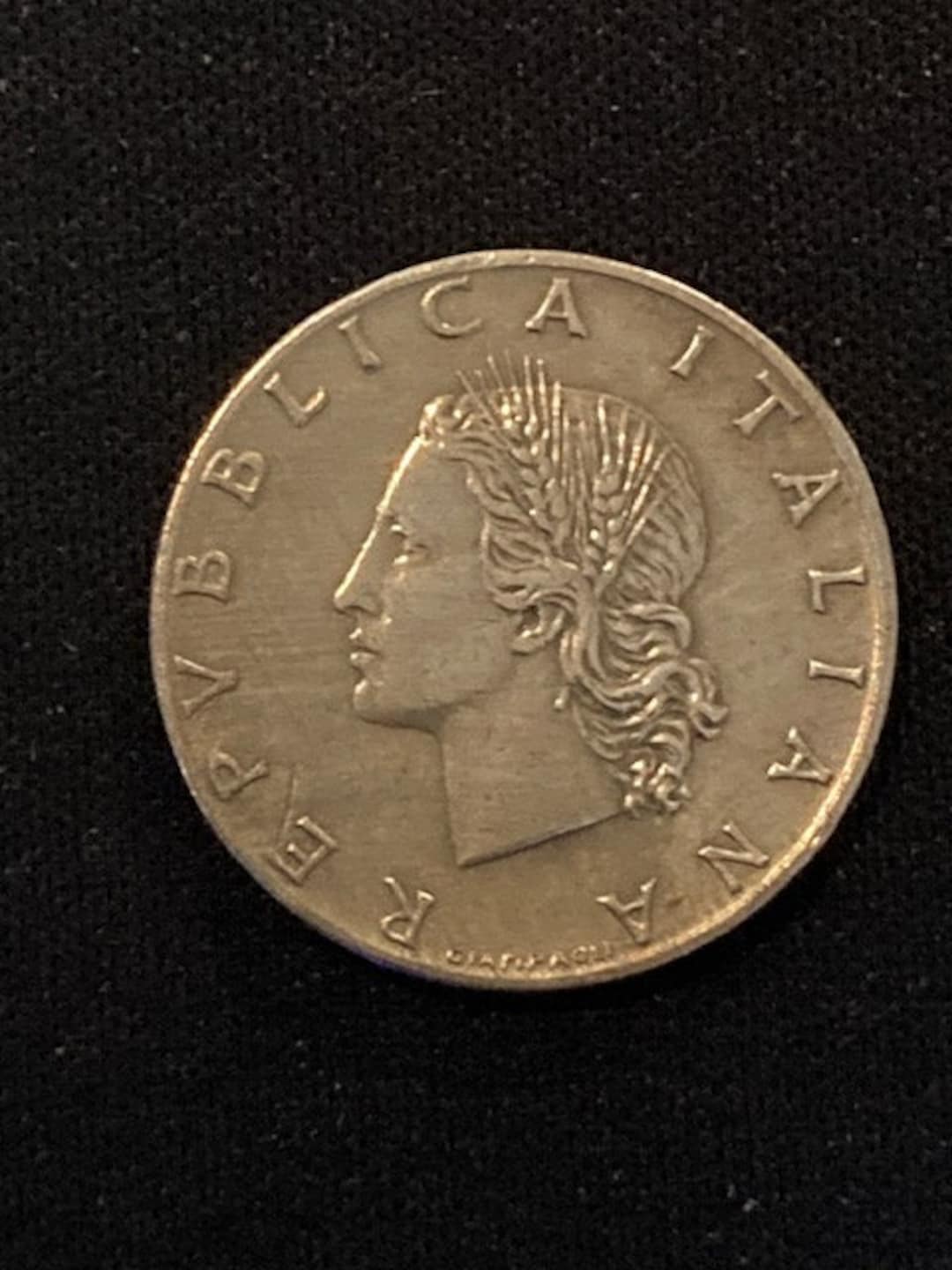 1958 Repvbblica Italiana L-20 Coin - Italian Numismatic Collectible - Etsy