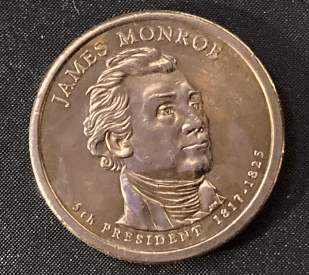 James Monroe Presidents Dollar Coin 2008 - Collectible Numismatic Piece ...
