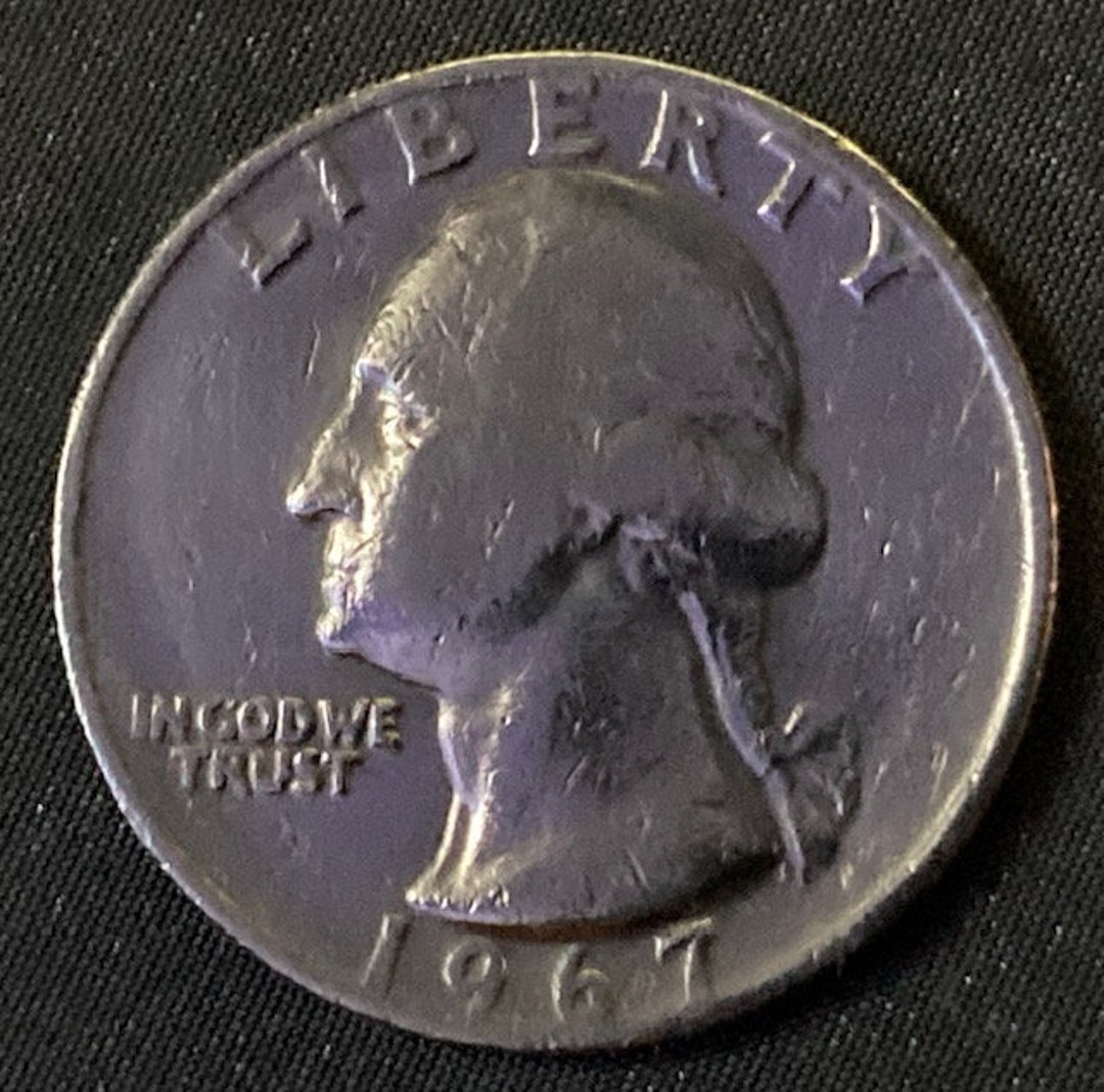 Highly Sought-after 1967 No Mint Mark Washington Quarter US Coin - Etsy