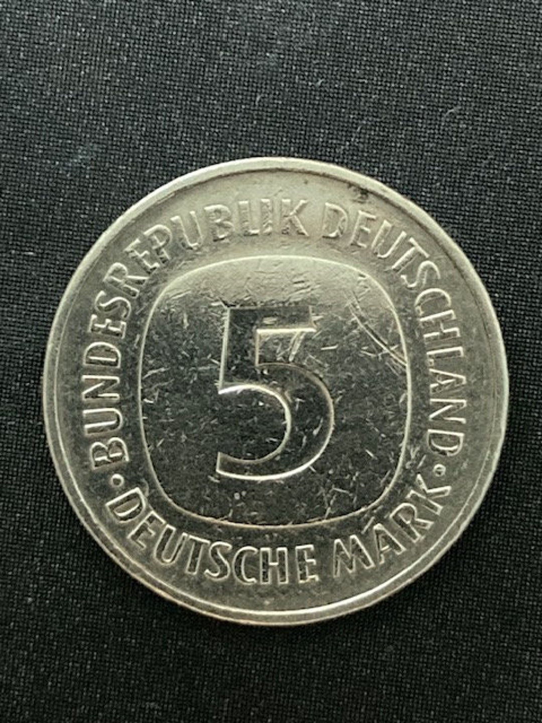 1975G Deutschland Fünf Deutsche Mark Münze Historische Sammler Währung ...