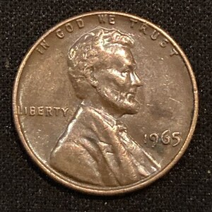 Introducing the Highly Sought-after 1965 No Mint Mark Lincoln Penny US ...