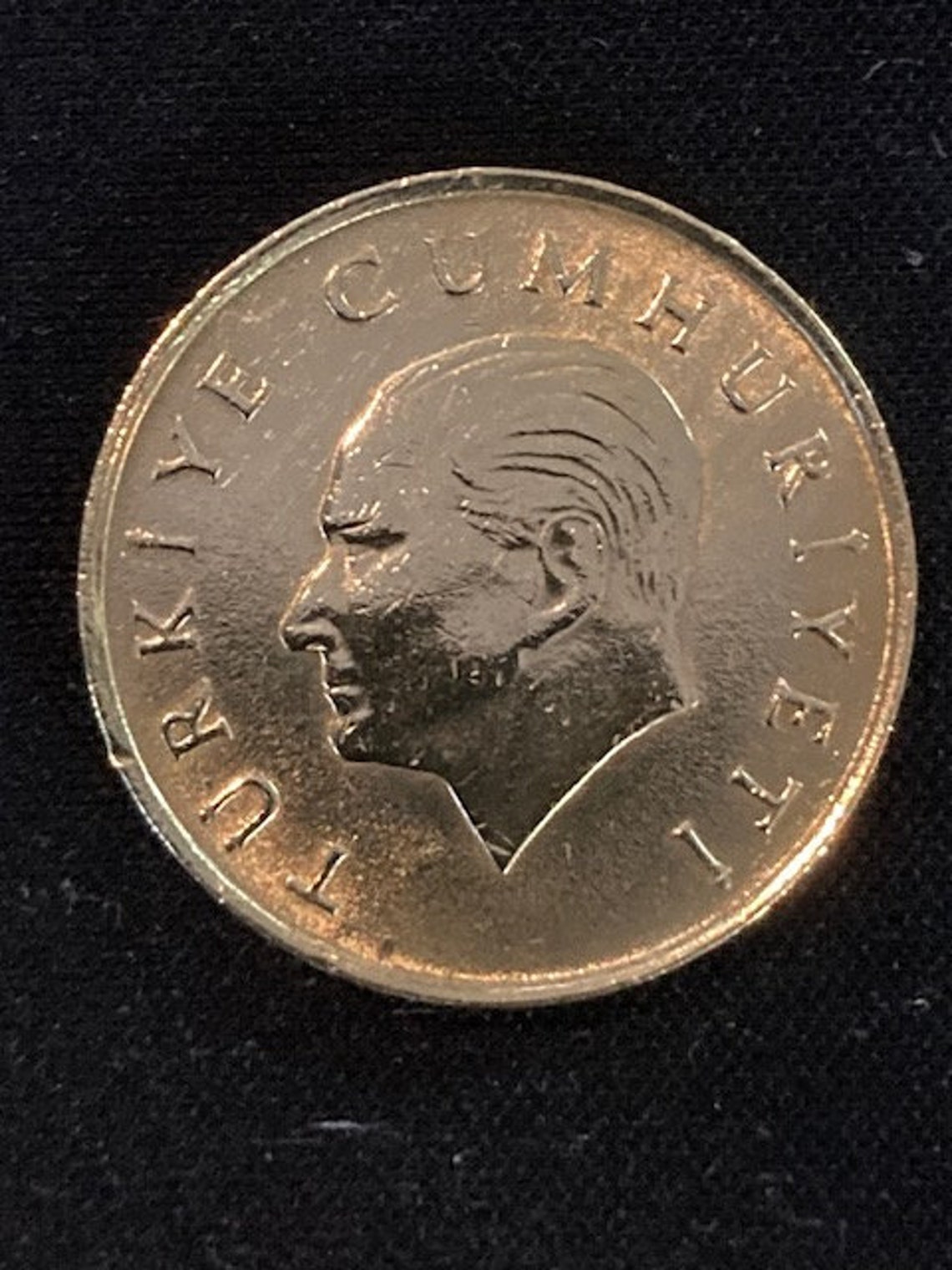 1989 Turkey 500 Lira Coin Mustafa Kemal Atatürk Portrait - Etsy