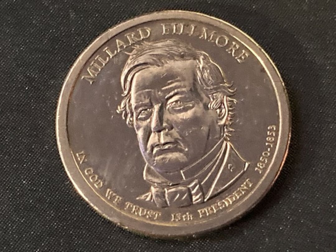 Highly Sought-after Presidents Dollar Coin Featuring the 13th President ...