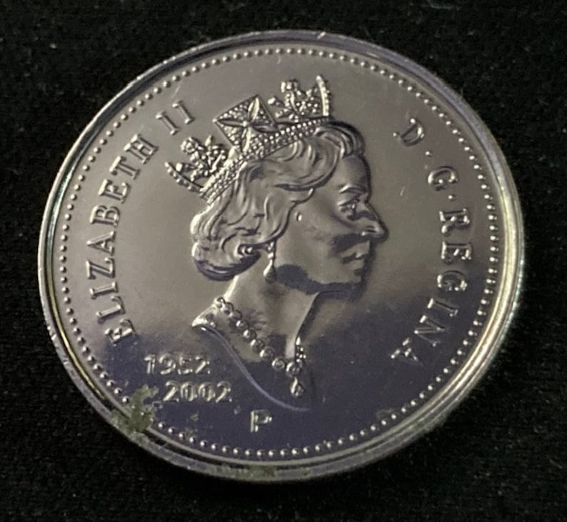 Rare 1952-2002 P Canada 5 Cents - Queen Elizabeth II Numismatic ...