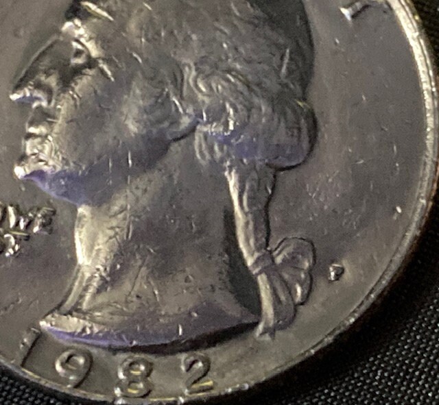 Rare 1982 P Washington Quarter US Coin With a Unique Letter Error! - Etsy