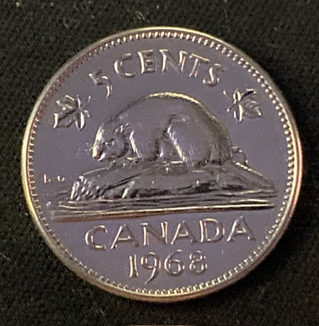 A Highly Sought-after "1968 5 Cent Canada Coin" – a Numismatic Treasure ...