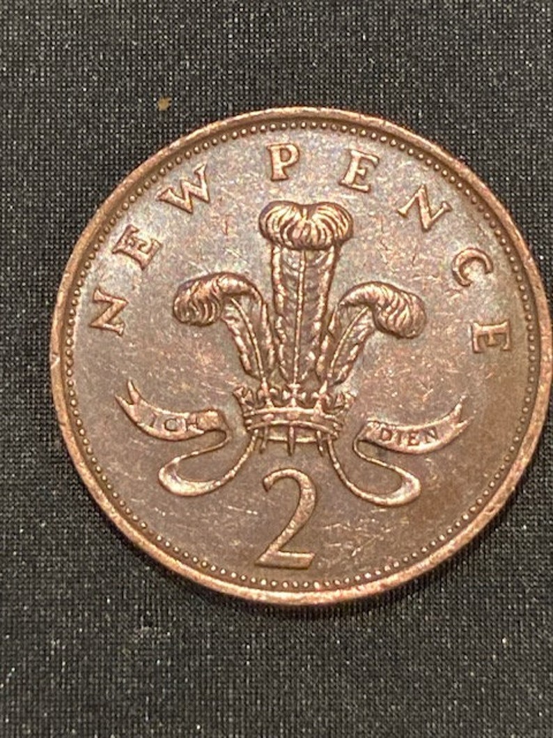 1981 Two Pence Coin - Etsy