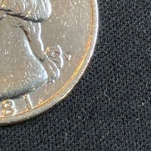 1981 P Quarter - Rare Filled Mint Mark - Collectible Washington Quarter ...