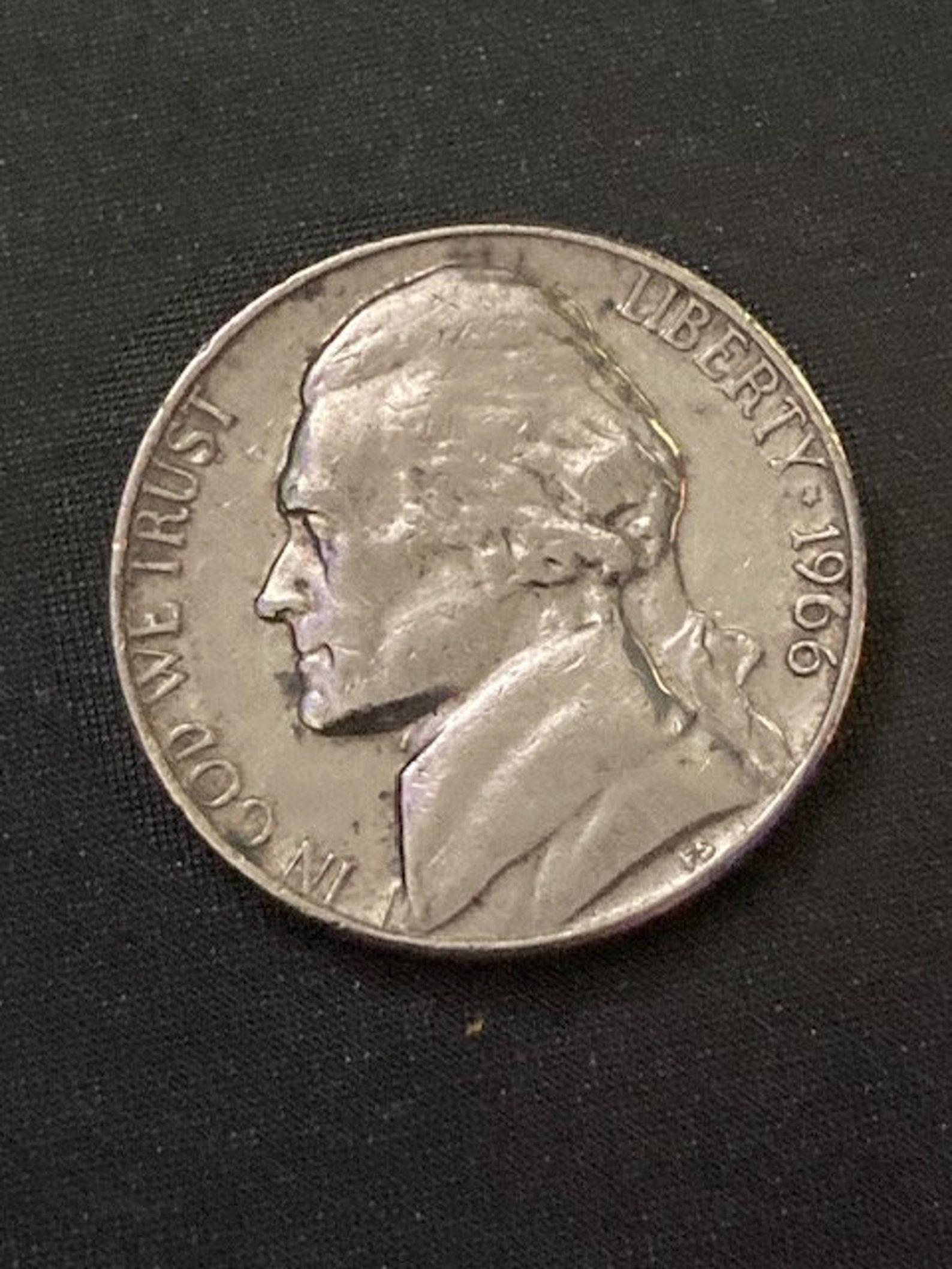 Rare 1966 Jefferson Nickel - No Mint Mark Collectible - Etsy