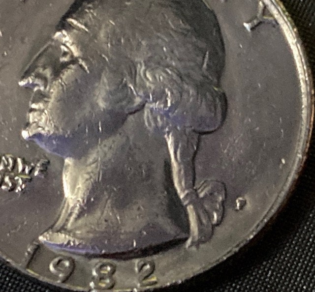 Rare 1982 P Washington Quarter US Coin With a Unique Letter Error! - Etsy