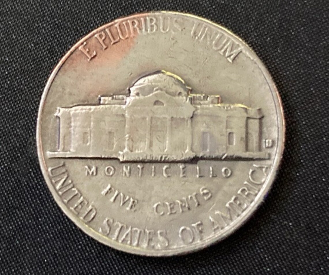 Jefferson Nickel 1964 D Mint Mark - Rare Vintage Coin - Etsy