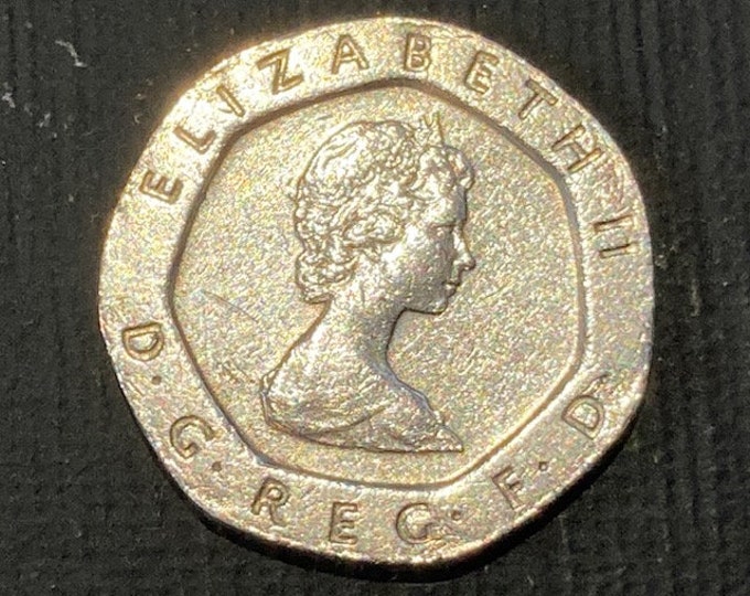 1982 Twenty Pence Coin UK - Rare and Historic British Currency - Etsy UK