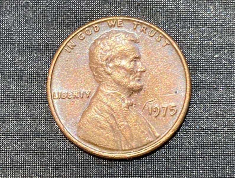 1975 No Mint Mark Lincoln Penny US Coin - Collectible Numismatic Treasure! - Etsy