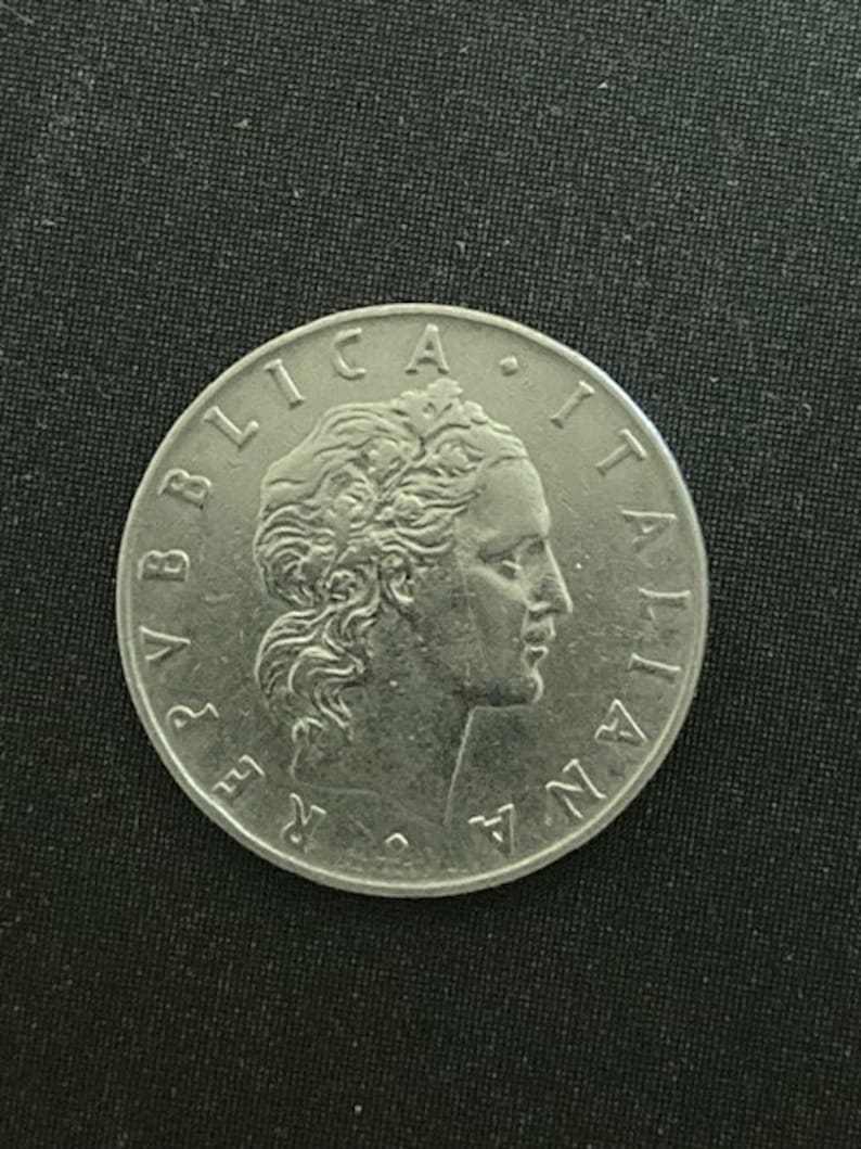 1955 Italy 50 Lira Coin Vintage Italian Collectible - Etsy