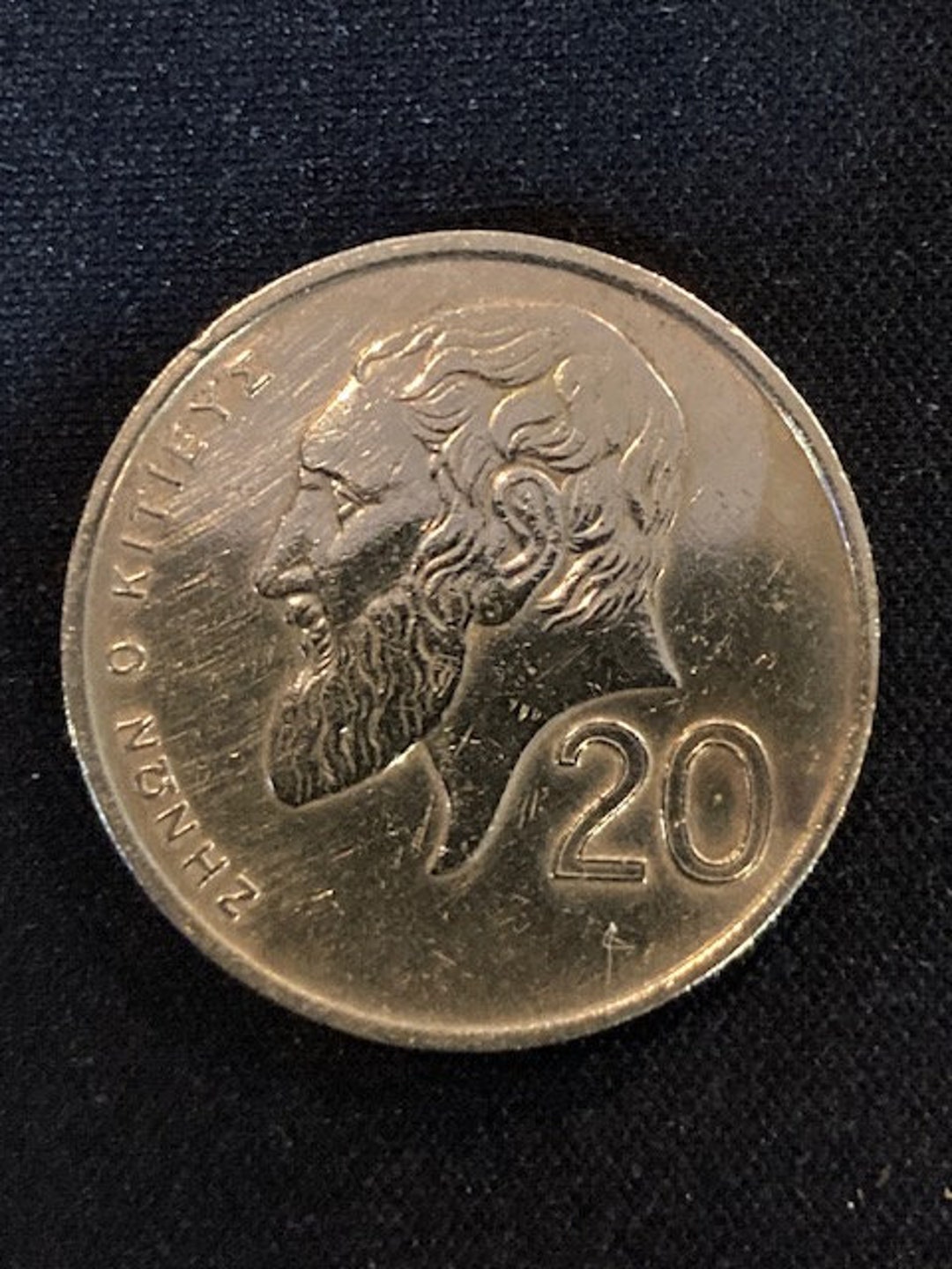 1990 Cyprus 20 Cents Coin - Vintage Cypriot Currency Collectible - Etsy