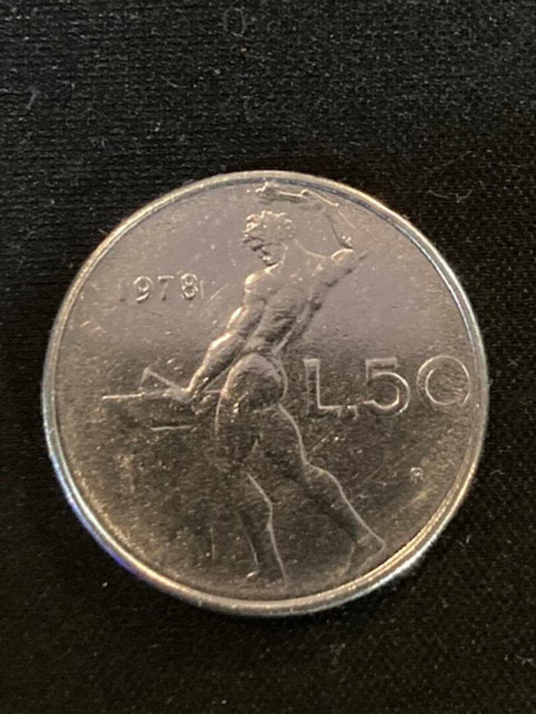 1955 Italy 50 Lira Coin - Vintage Italian Currency Collectible - Etsy