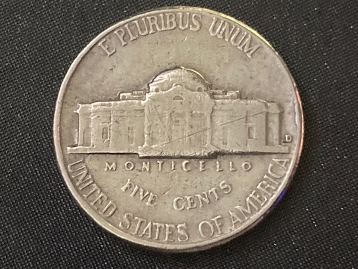 1963 Jefferson Nickel D Mint Mark - Rare American Coin Collectible #2 ...