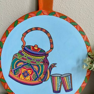 Kitchen Wall Art Decor | Indian Chai Art - Etsy