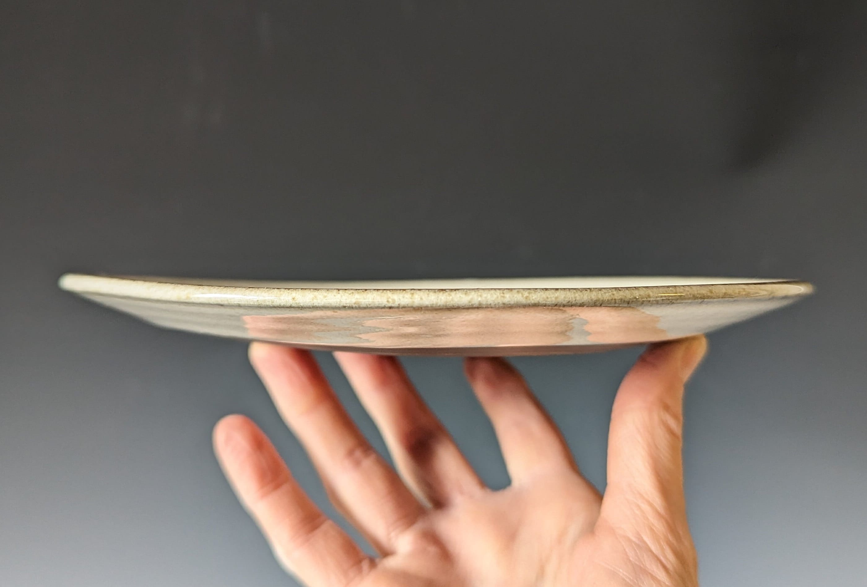 Set of 6 Handmade White Ceramic Pottery Snack Dishes, Dessert Plates - Etsy