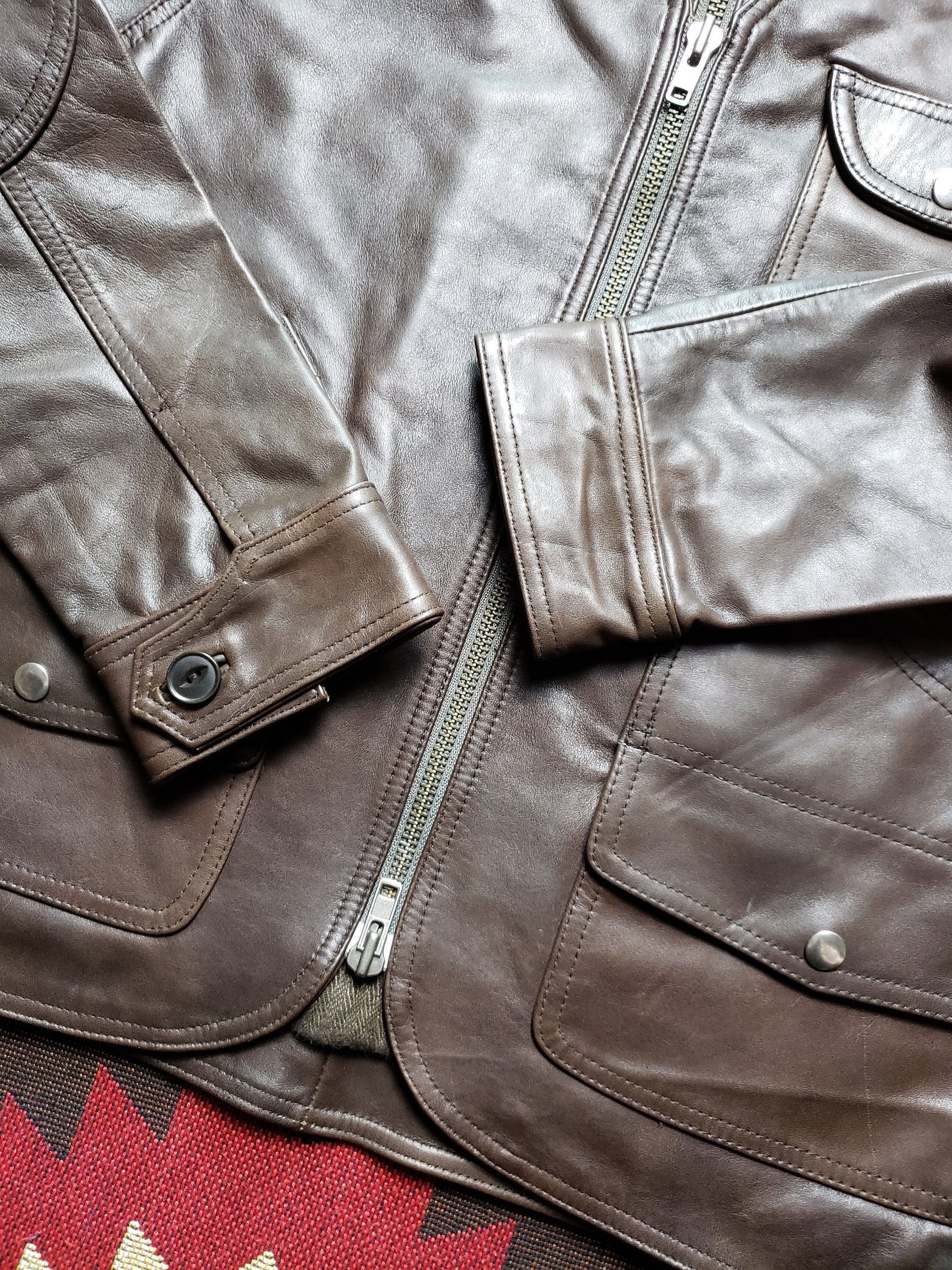 Double RL RRL Ralph Lauren Vintage Utility Hunting Shooting Leather ...
