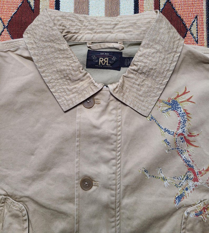 Double RL RRL Ralph Lauren Dragon US Military Field M65 Utility Jacket ...