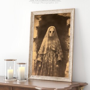 Antique Catacombs Apparition Photograph, PRINTABLE Victorian Spirit ...
